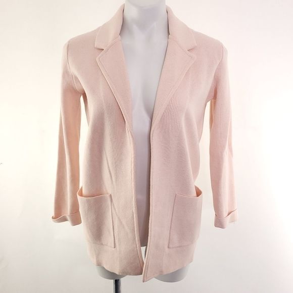Magaschoni | Jackets & Coats | Magaschoni Open Front Knit Sweater ...